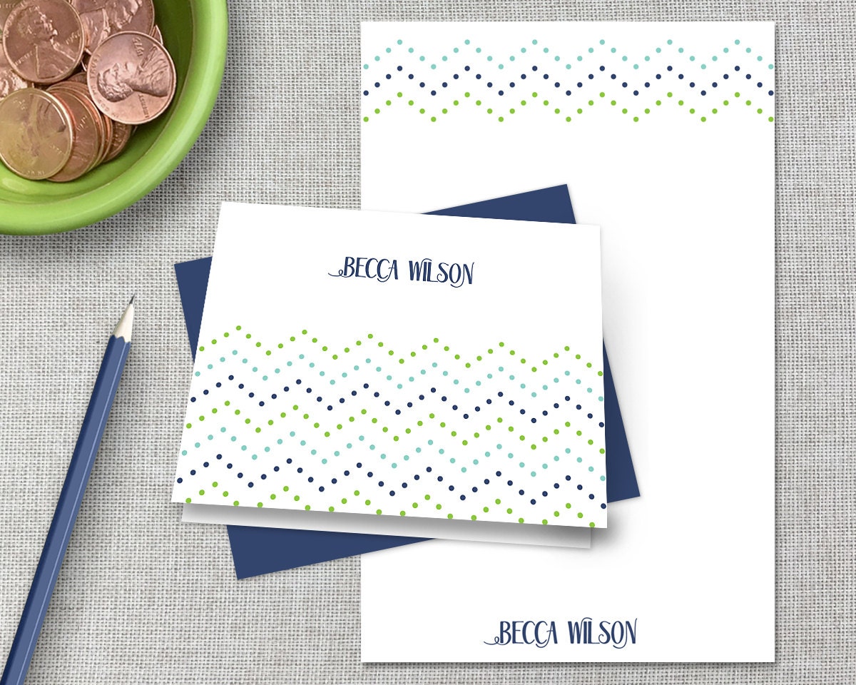 Personalized Notepad Stationery Set / Personalized | Etsy