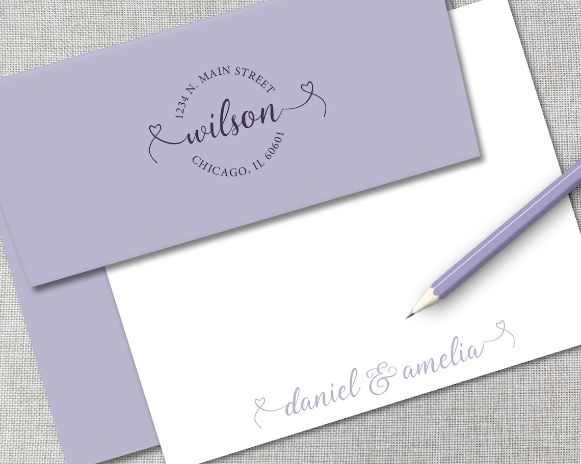 Custom Envelope Return Address Printing / Personalized - Etsy