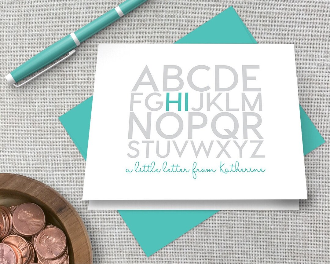 Personalized Stationery / Personalized Stationary Set / Monogram ...