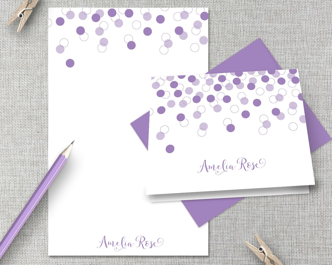 Personalized Notepad + Stationery Set / Personalized Stationary ...