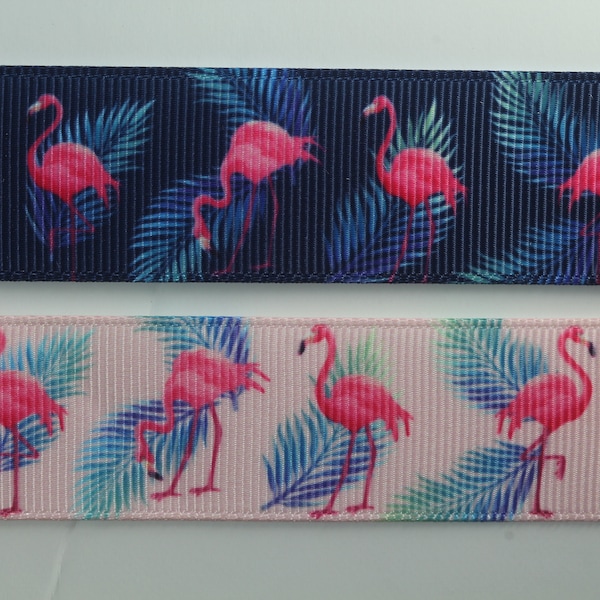 Flamingo Ribbon Wired - Etsy
