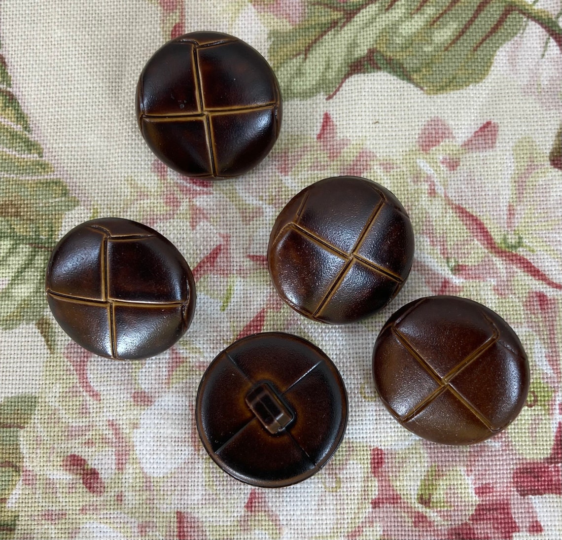 Imitation Brown Leather Italian Coat Buttons in 4 Sizes - Etsy