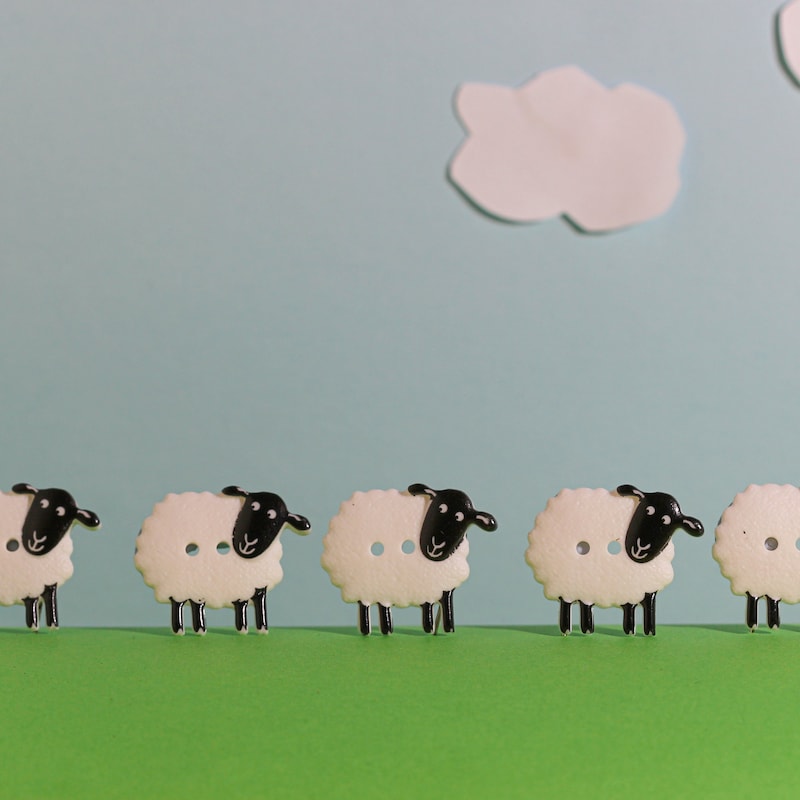 Toy Sheep Plastic - Etsy UK