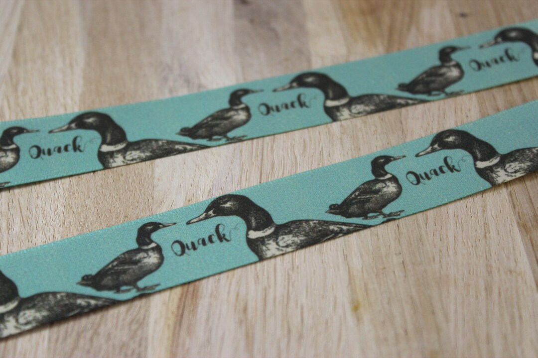Duck Ribbon Paleteal Blue Satin Finish 25mm/1 Top Quality Sold in 2M ...