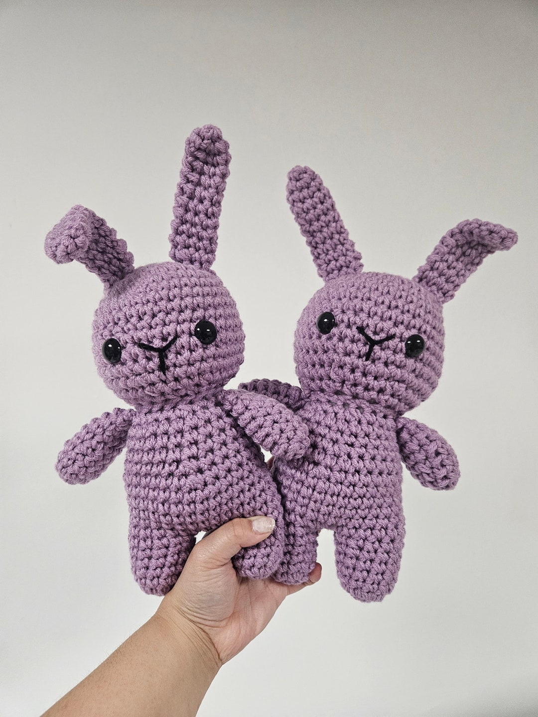 Jumbo Bunny Rabbit MORE COLORS Crochet Amigurumi - Etsy