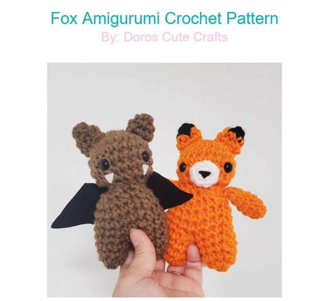 Fun and Easy Fox Crochet Pattern | Instant Download | Beginner ...