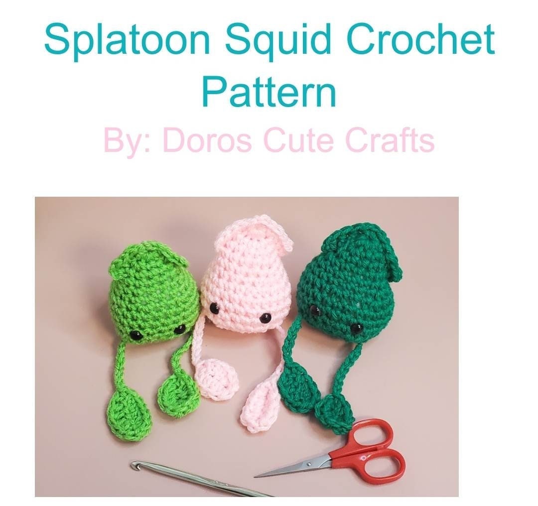 INSTANT DOWNLOAD Splatoon Squid Crochet Pattern NOT Actual Item - Etsy