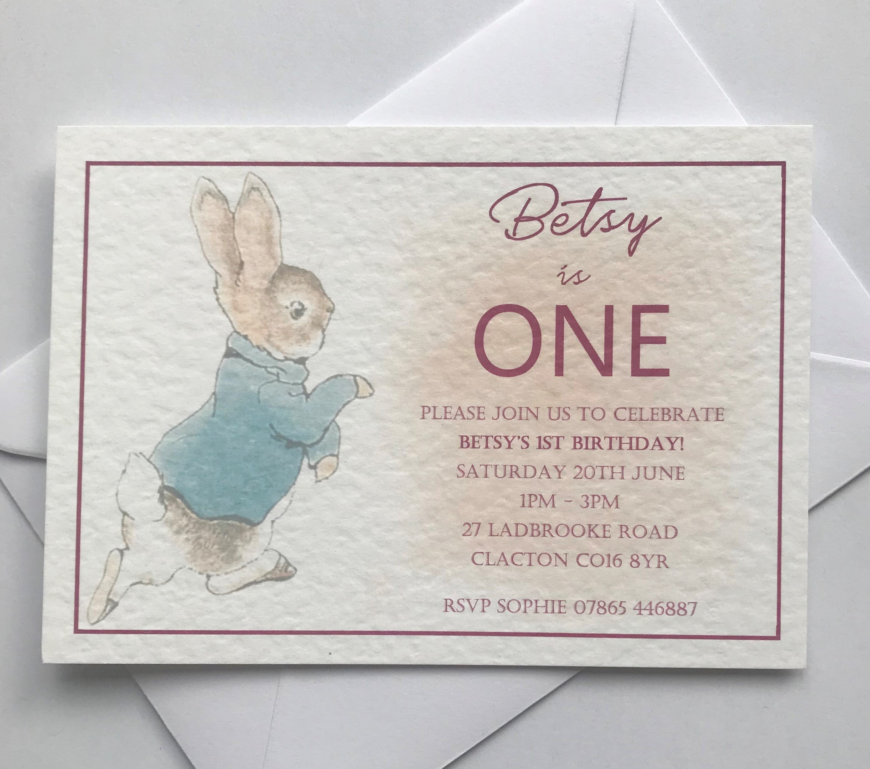 10 X Peter Rabbit Birthday Invitations. Boy or Girl | Etsy