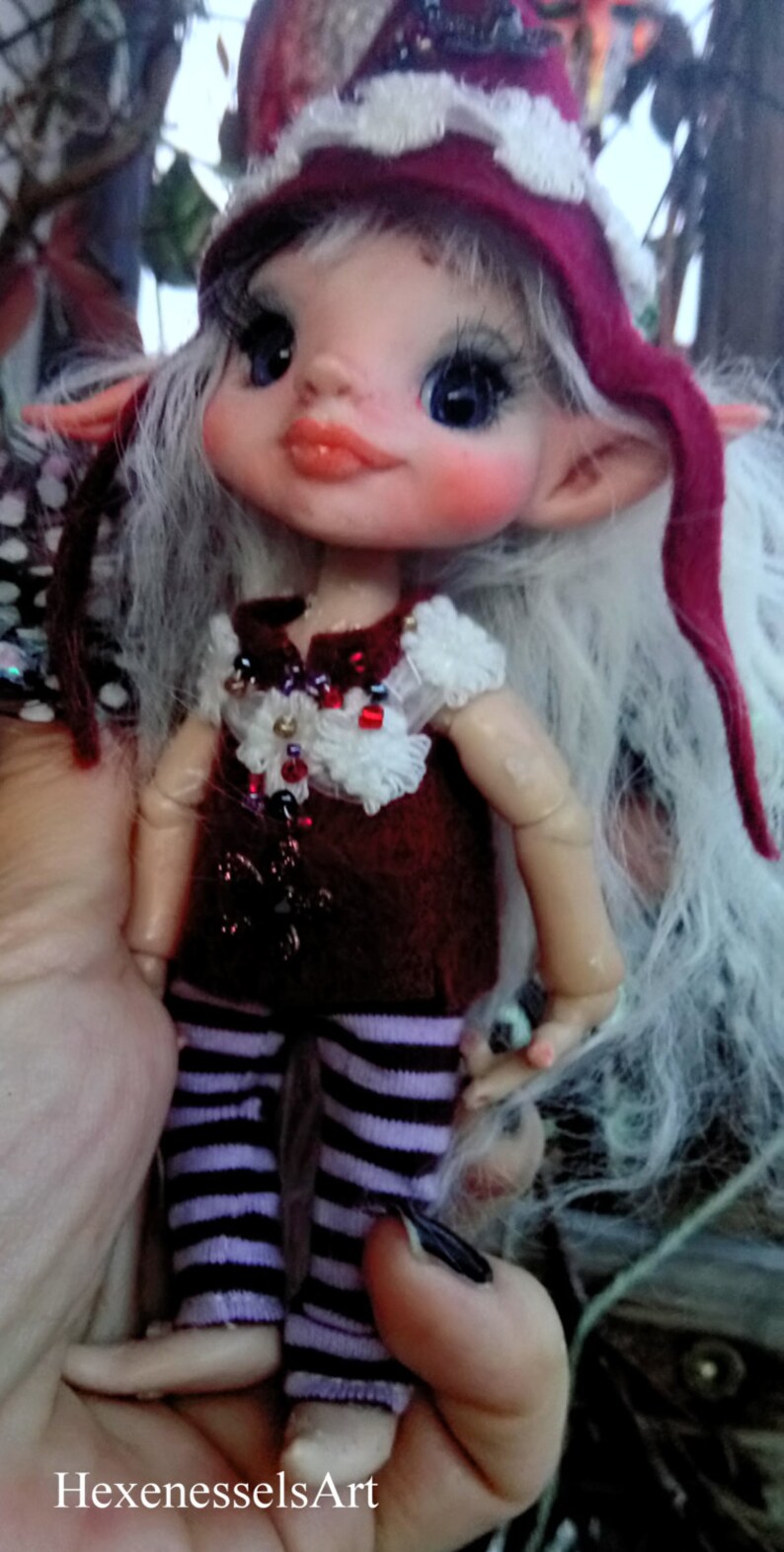 OOAK BJD Art Doll Fairy Elv Kobold Winnie - Etsy