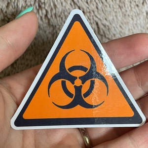 Biohazard Sticker | High Quality Vinyl | Scratch Resistant, Waterproof ...