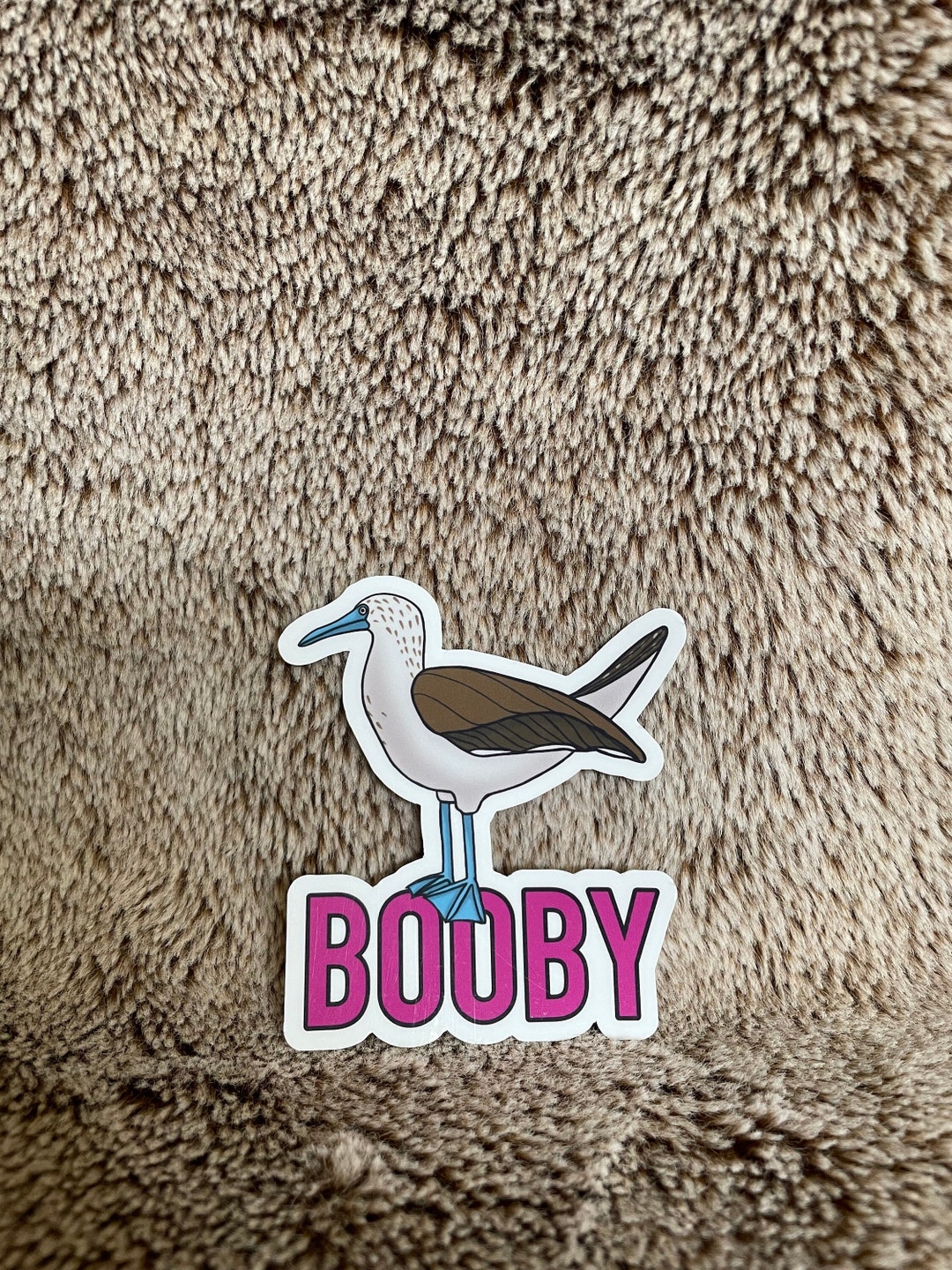 Blue-footed Booby Sticker | High Quality Vinyl | Scratch Resistant ...