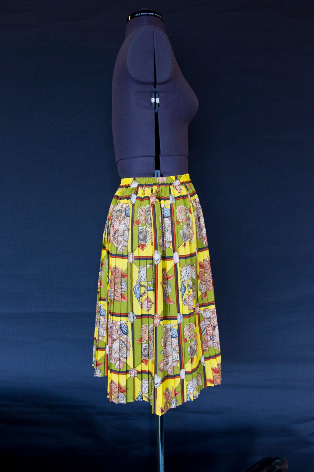 Pleated Seashell Skirt Retro Ocean 80s Women Fantastic Shell Clam - Etsy