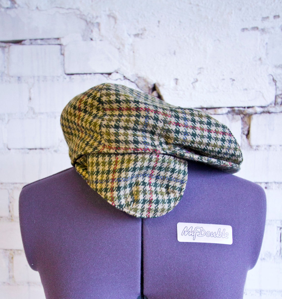 Squared Classic Cabbie Beret Old Man's Best Friend - Etsy