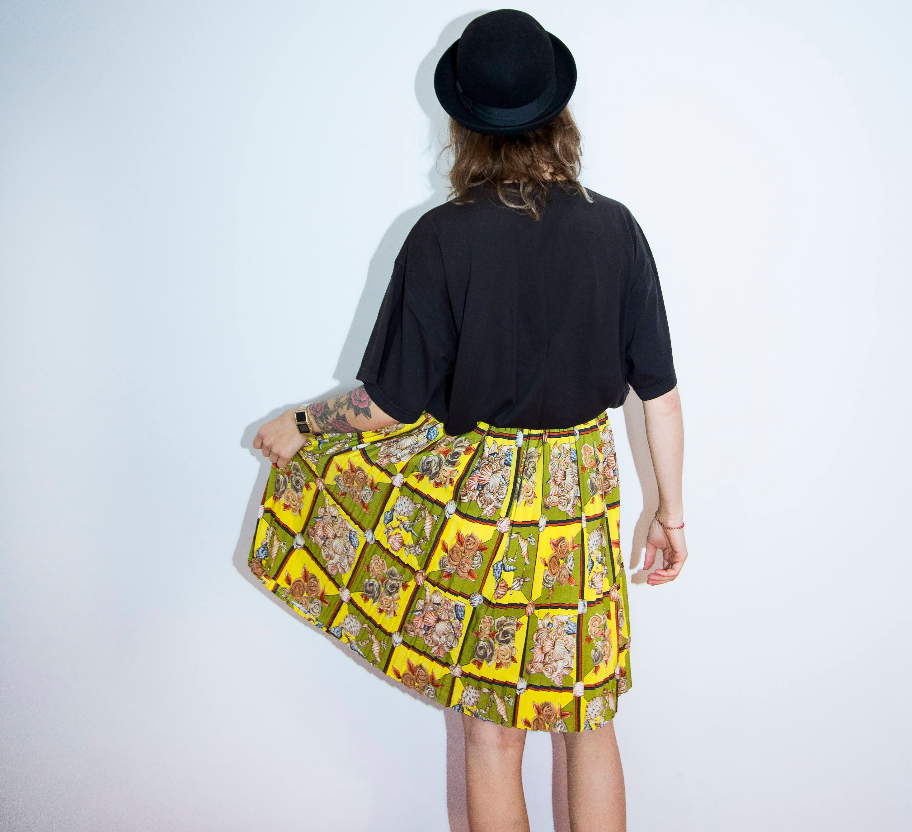 Pleated Seashell Skirt Retro Ocean 80s Women Fantastic Shell Clam - Etsy