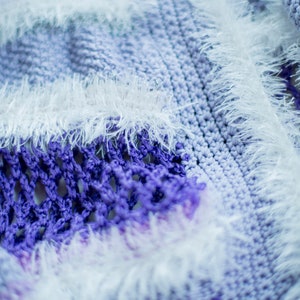 Purple Knitted 80s Extravagant Grandma Rave Cardigan Vintage 90s ...