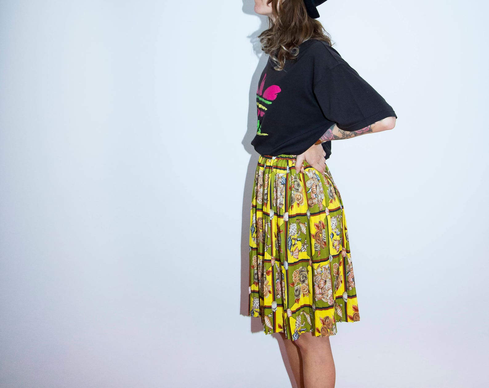 Pleated Seashell Skirt Retro Ocean 80s Women Fantastic Shell Clam - Etsy