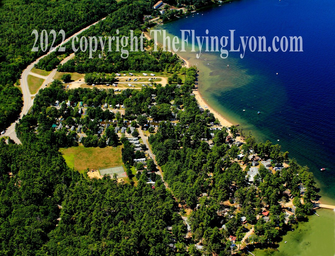 Gilford Lake Shore Park Lake Winnipesaukee NH 16" X 20" Frameable ...