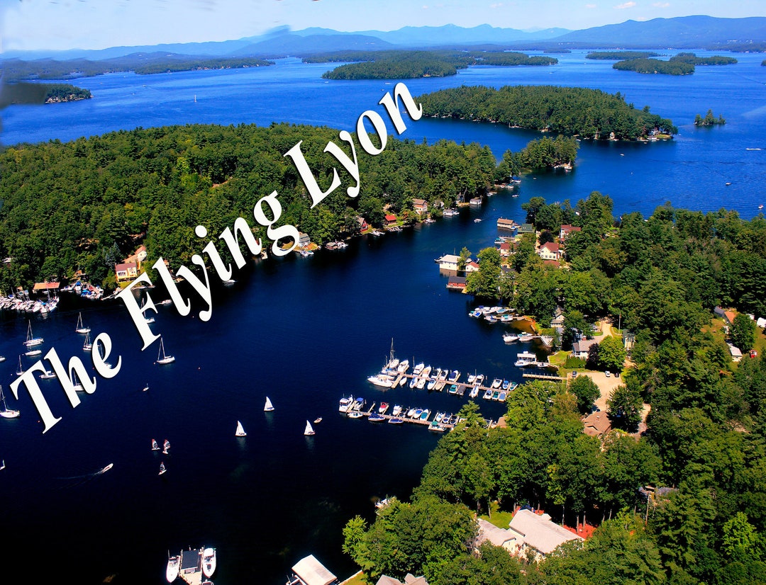 Smith Cove Gilford NH 16" X 20" Frameable Aerial Photograph - Etsy