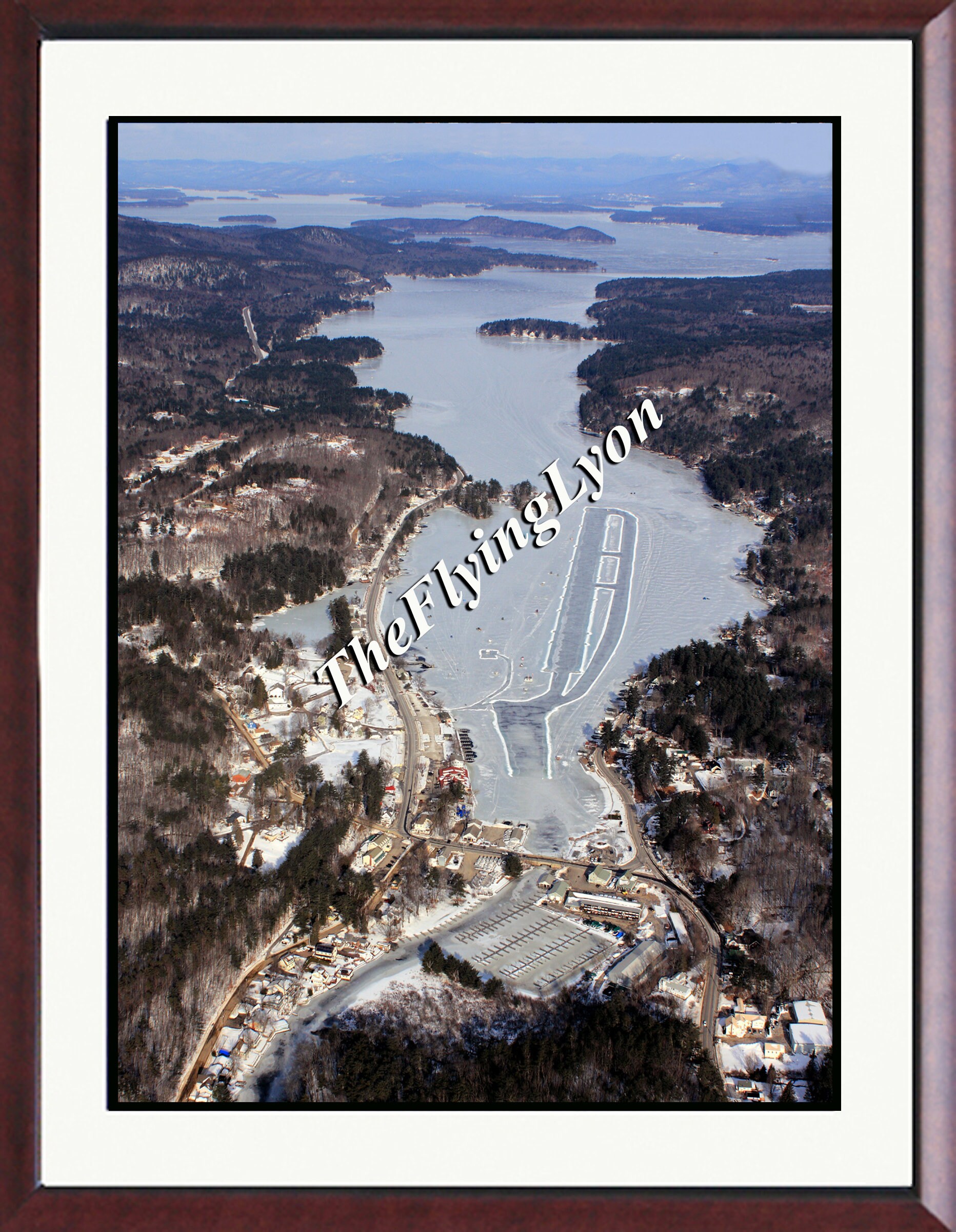 Gilford Lake Shore Park Lake Winnipesaukee NH 16" X 20" Frameable ...