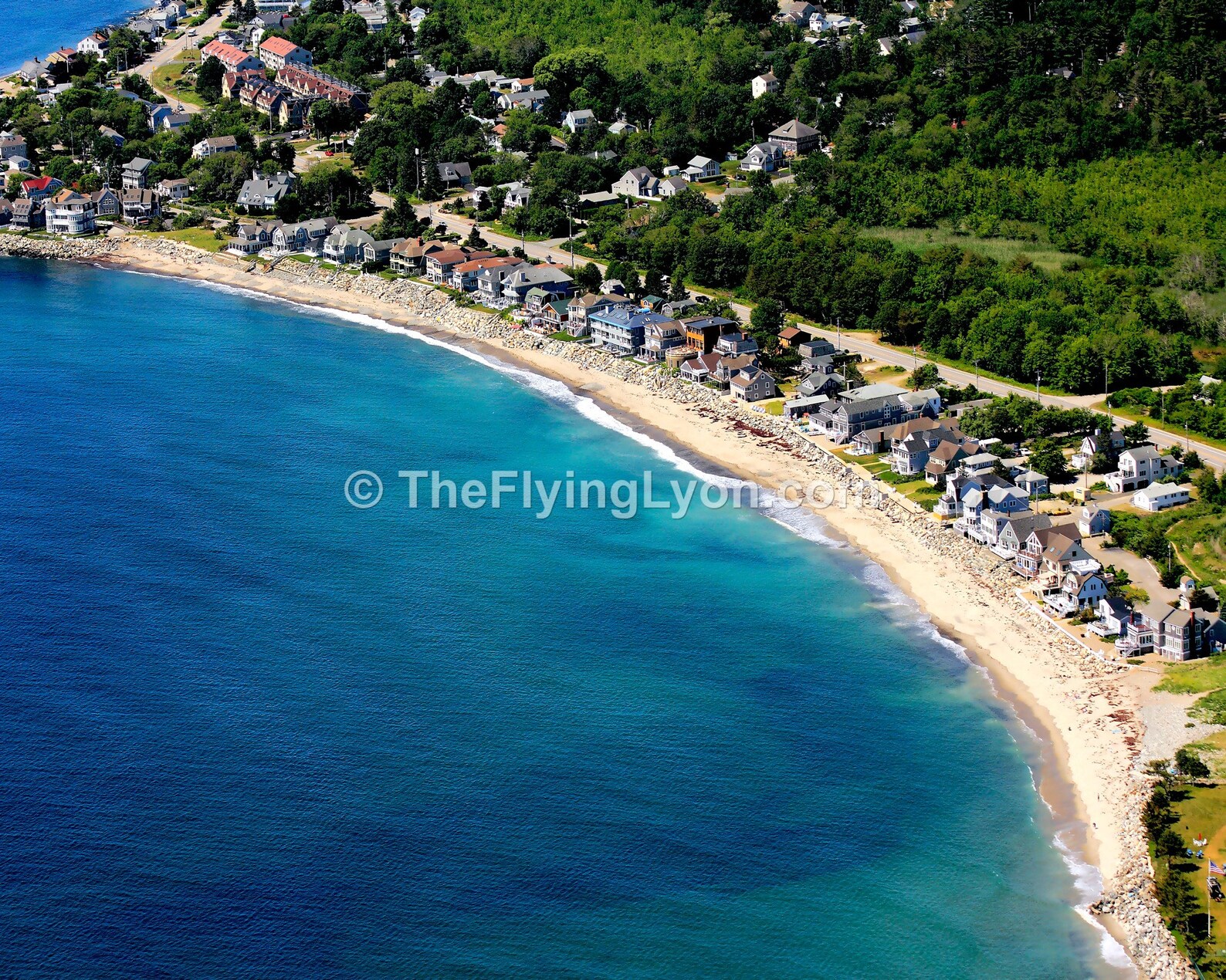 North Beach New Hampshire 16" X 20" Frameable Aerial Photograph - Etsy