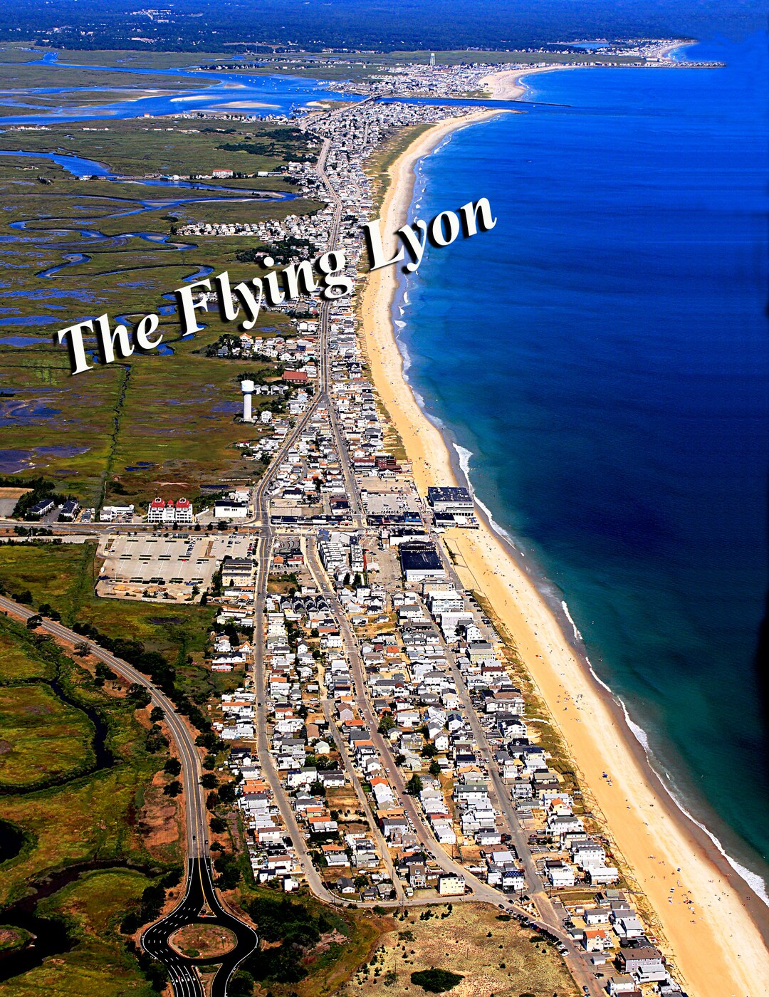 Salisbury, Seabrook, Hampton,beach, NH 16" X 20" Frameable Aerial ...