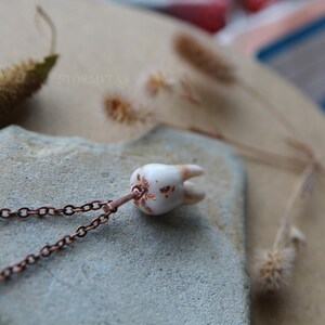Realistic Molar Pendant Tooth Fang Necklace Polymer Clay Hand Sculpted ...