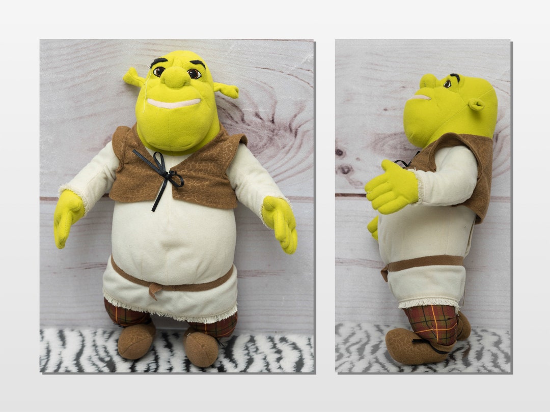 Dreamworks Hasbro 2003 Talking Shrek Doll Dream Works Burping Ogre Doll ...