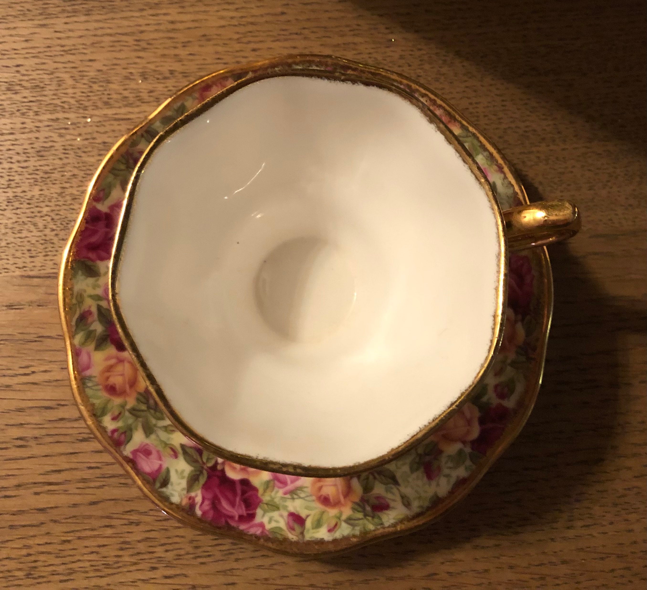 Royal Robert TEA CUP & SAUCER Set Old Country Roses Vintage 1999 Made ...