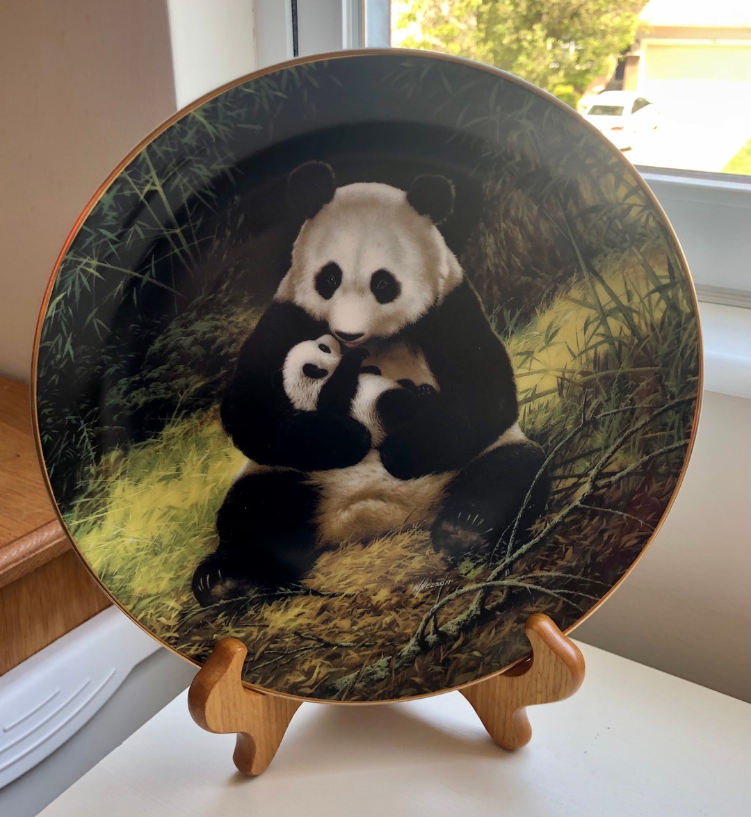 W.S. George ~ the Panda by Will Nelson ~ 1988 ~ Collector Plate ...