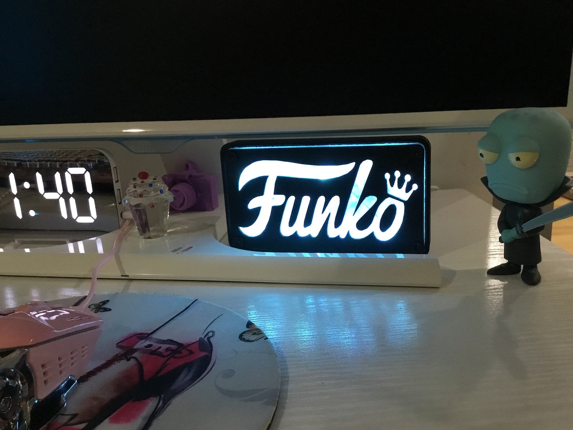 Multicolor FUNKO Pop LED Wall or Desk Sign With Remote - Etsy