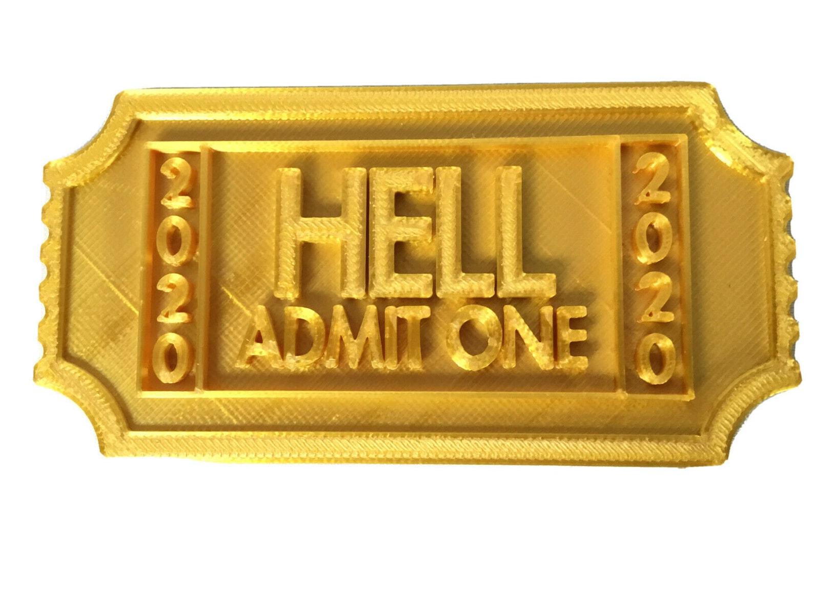 2020 Solid Ticket to Hell Perfect Gag Gift / Funny / 666 - Etsy