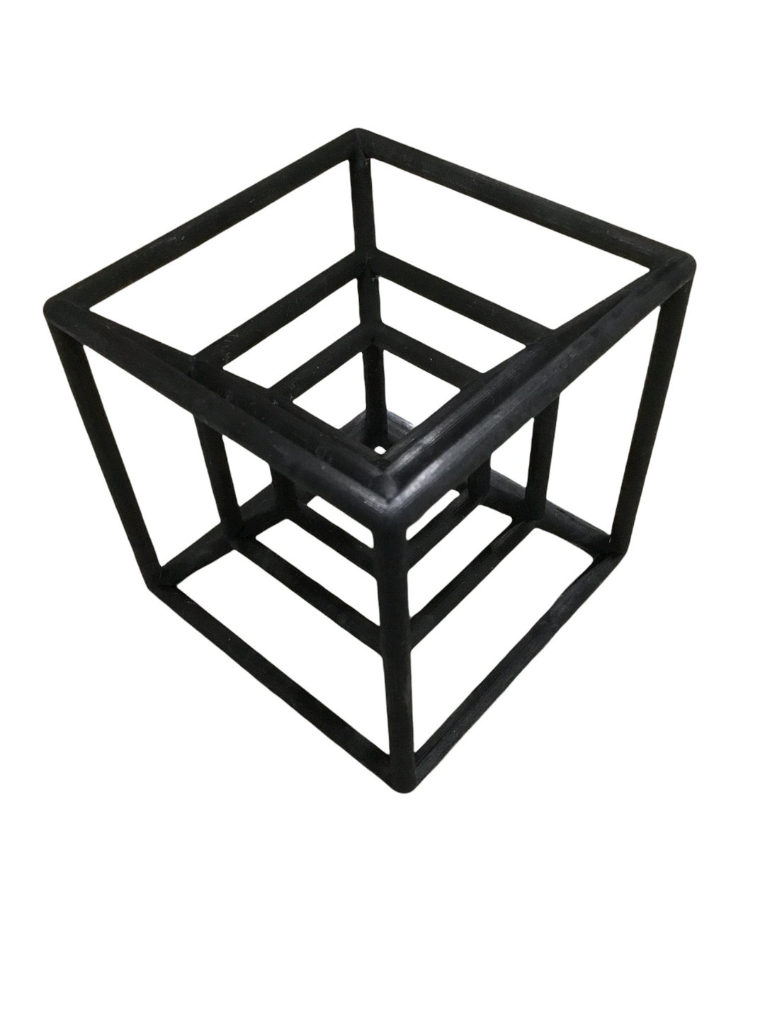 Tesseract Four Dimensional Hypercube Shape Math Geometry Educational ...