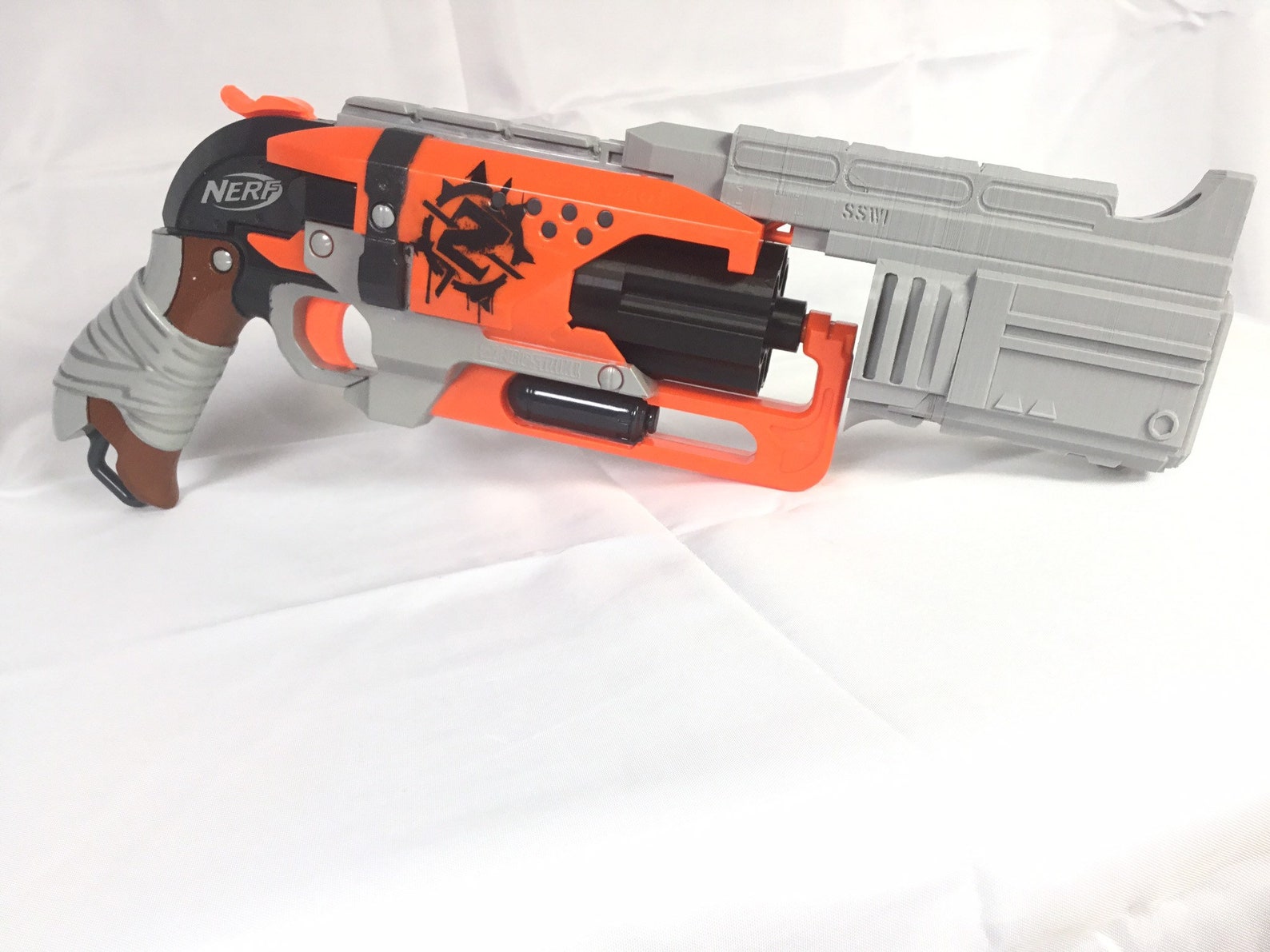 SSWI Custom Tactical Big Boy Barrel Mod for Nerf Hammershot - Hammer ...