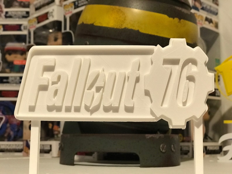 Fallout FAN ART Display Sign Stand POP Dorbz Wobblers | Etsy