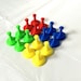 Sorry Board Game Replacement Pieces Parts Pawns Movers 16 Red Green ...