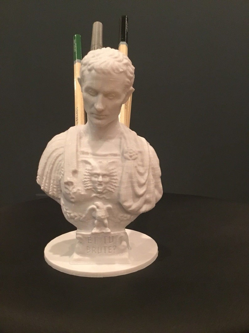 Julius Caesar Ides of March Pen / Pencil Holder Sculpture | Etsy