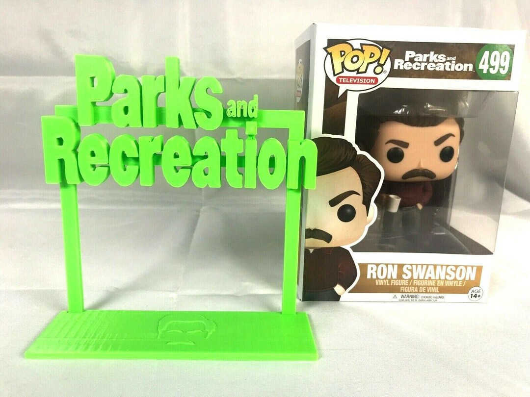 Parks and Recreation Display Sign Stand POP Dorbz Wobblers Collectibles ...