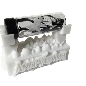 Anti-venom Symbiote Contained in a Glass Vial With Custom Display Stand ...