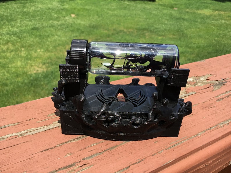 Venom Symbiote Contained in a Glass Vial With Custom Display - Etsy