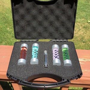 Resident Evil Briefcase Kit Metal Syringe T-virus Antidotes Umbrella ...