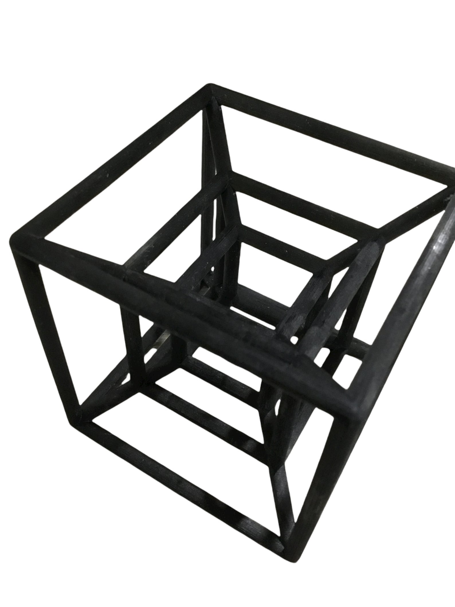 Tesseract Four Dimensional Hypercube Shape Math Geometry Educational ...