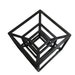Tesseract Four Dimensional Hypercube Shape Math Geometry Educational ...