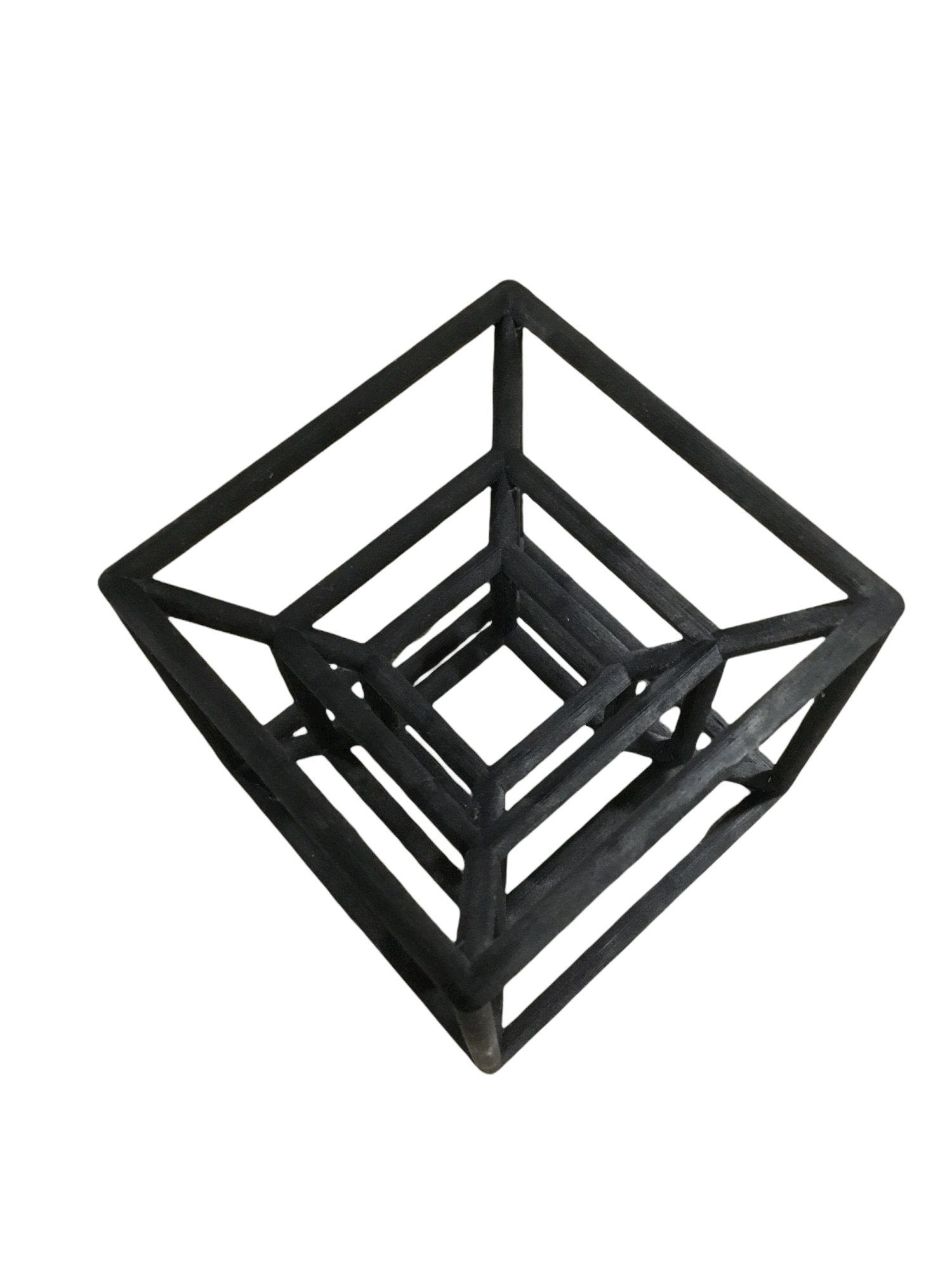 Tesseract Four Dimensional Hypercube Shape Math Geometry Educational ...