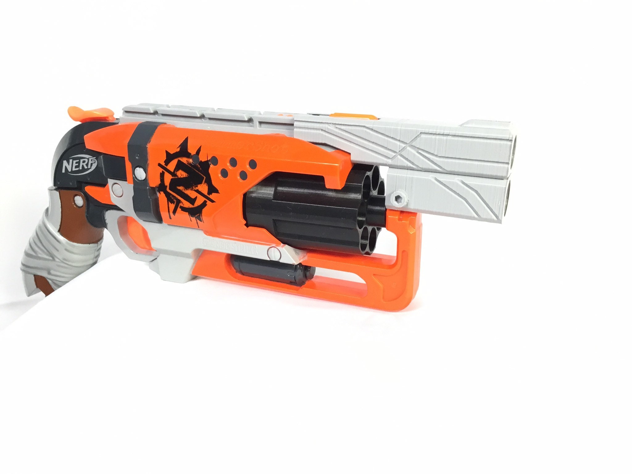 SSWI Custom BABY Boom BOOM Barrel Easy Mod for Nerf Hammershot - Hammer ...