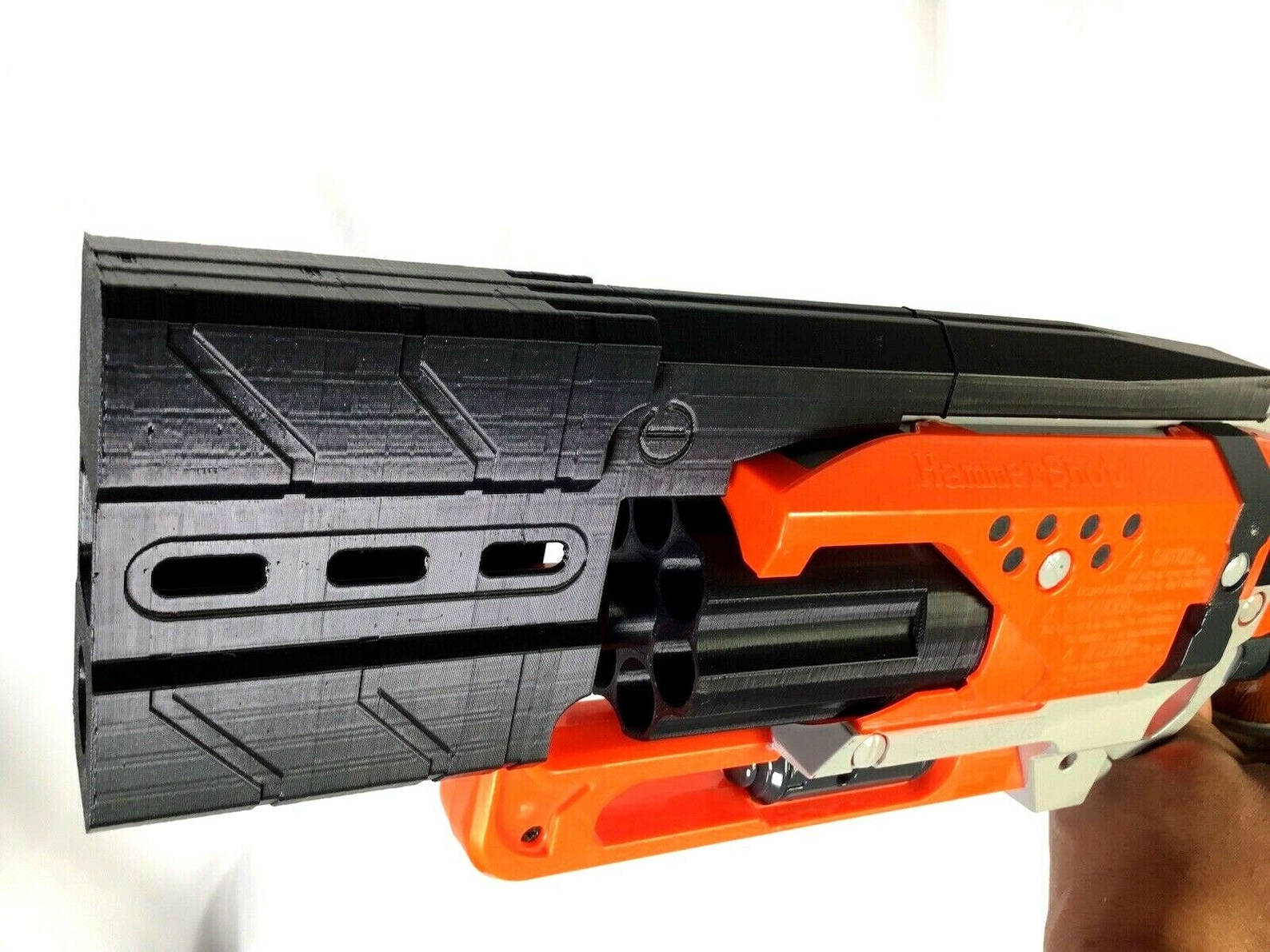 SSWI Custom Tactical 'people Mover' Barrel Mod for Nerf Hammershot ...