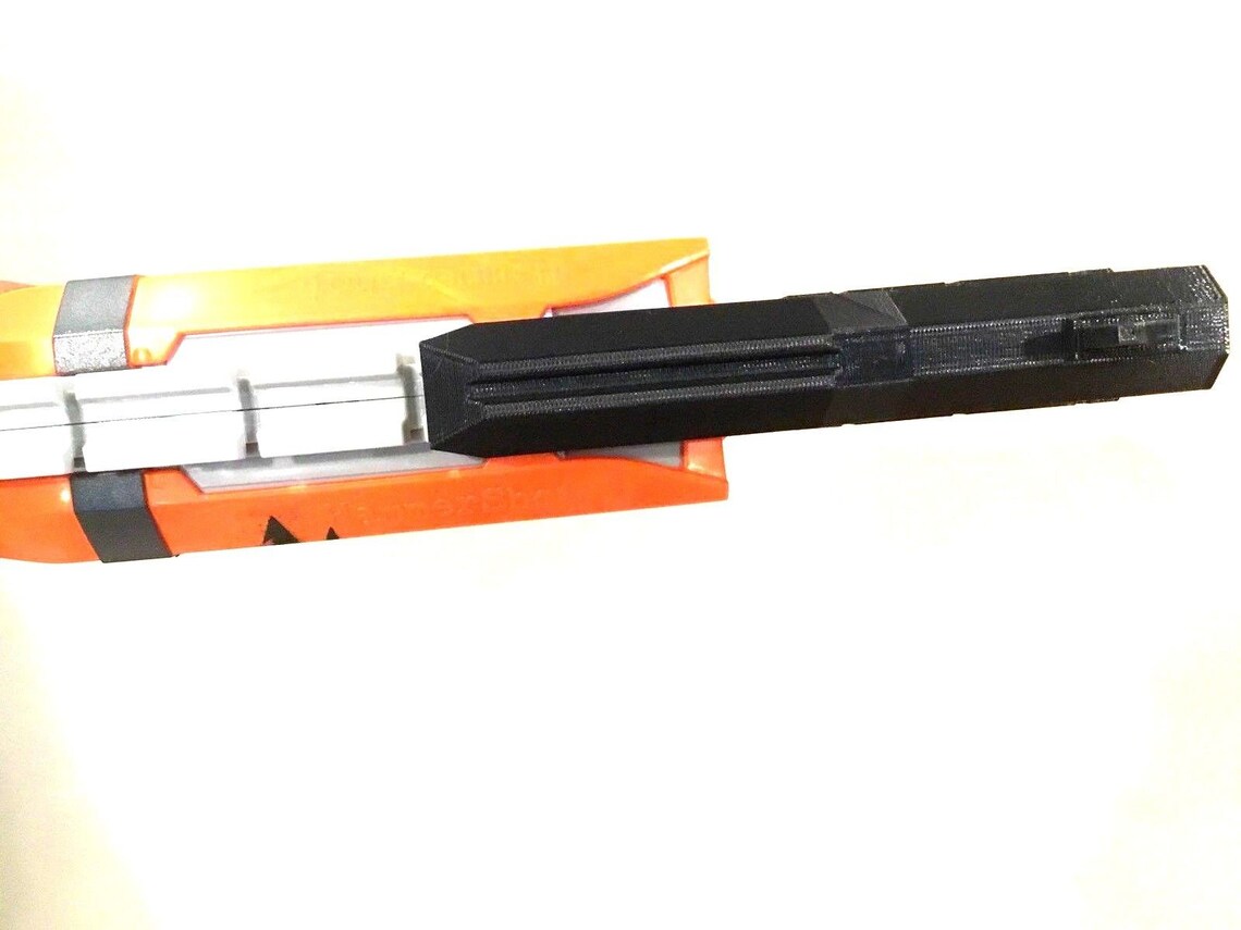 Nerf Hammershot Custom Tactical SSWI Barrel Mod - Slides Right on ...