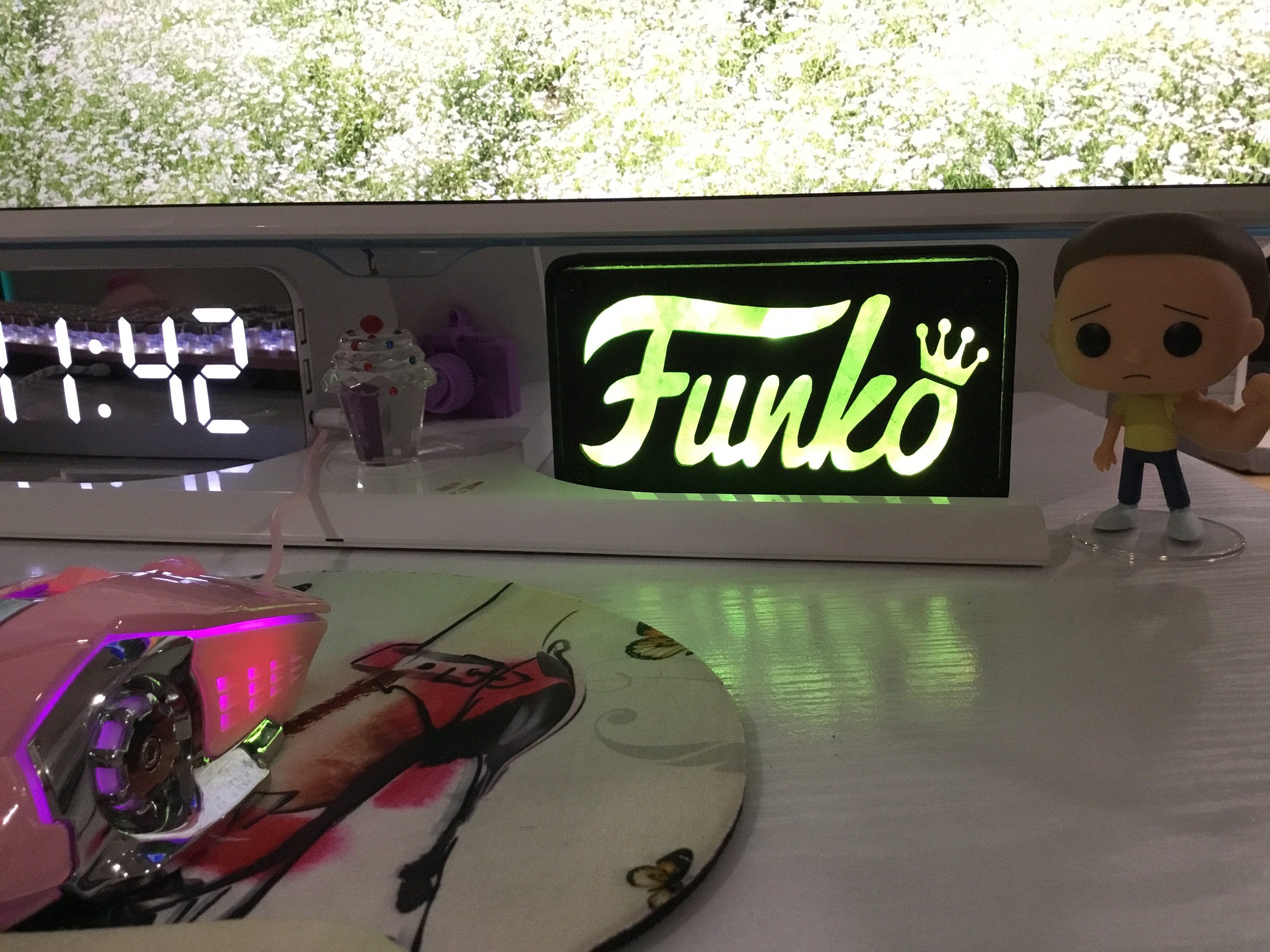 Multicolor FUNKO Pop LED Wall or Desk Sign With Remote, Funkos, Funko ...