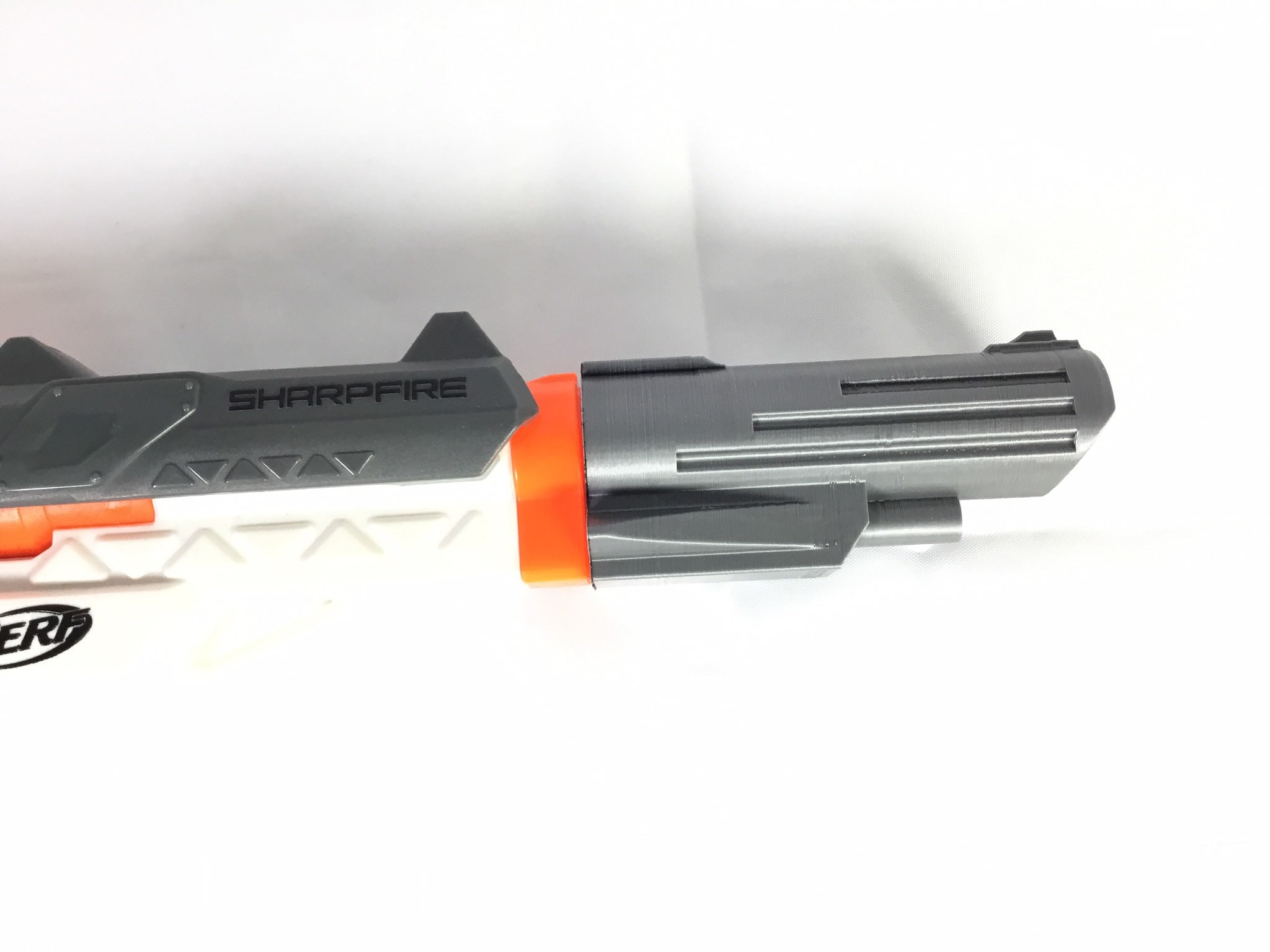 Nerf Sharpfire Barrel body Count Attachment Extension Mod - Etsy