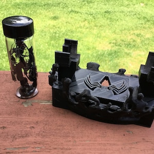 Venom Symbiote Contained in a Glass Vial With Custom Display Stand ...