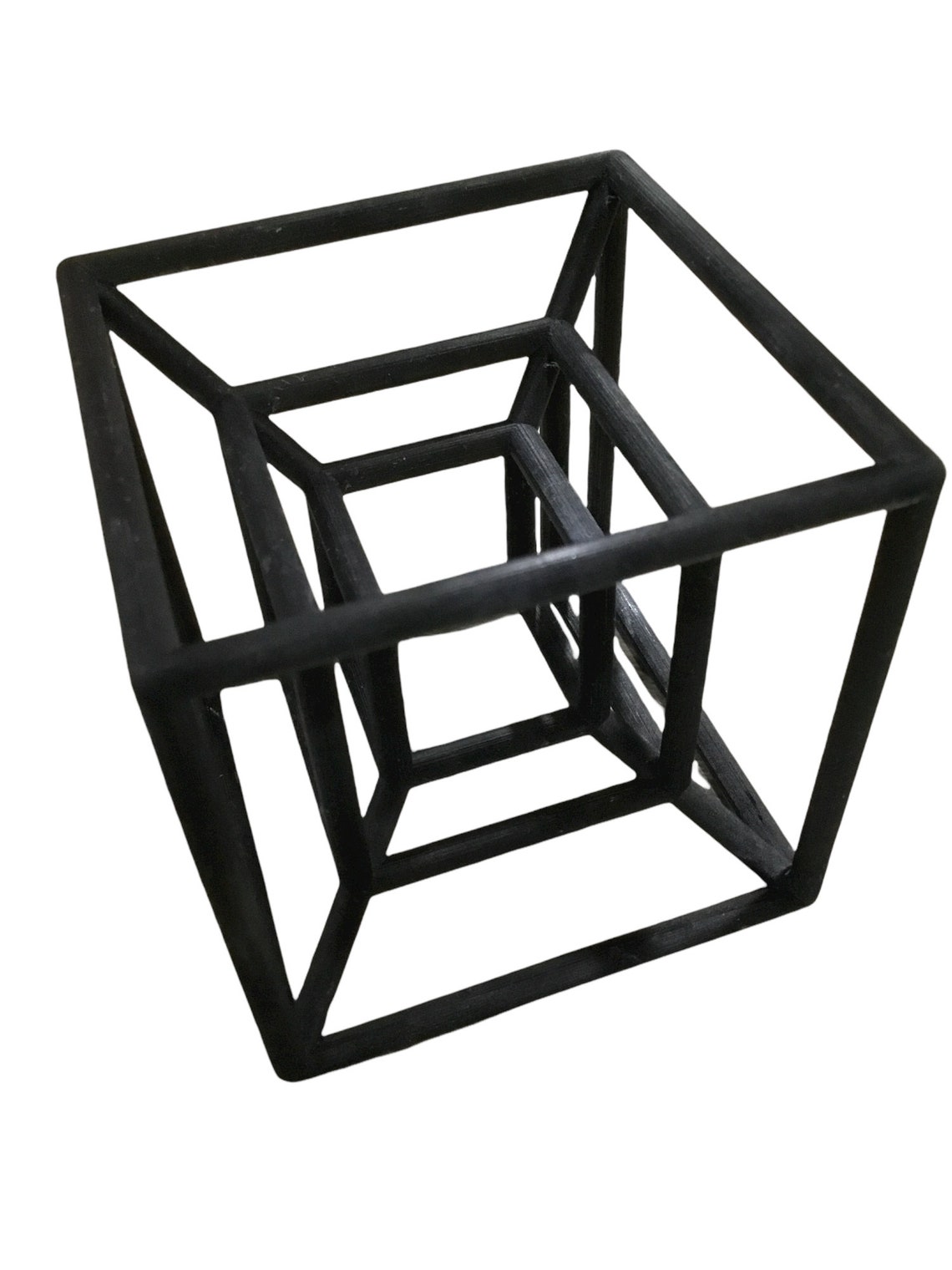 Tesseract Four Dimensional Hypercube Shape Math Geometry - Etsy